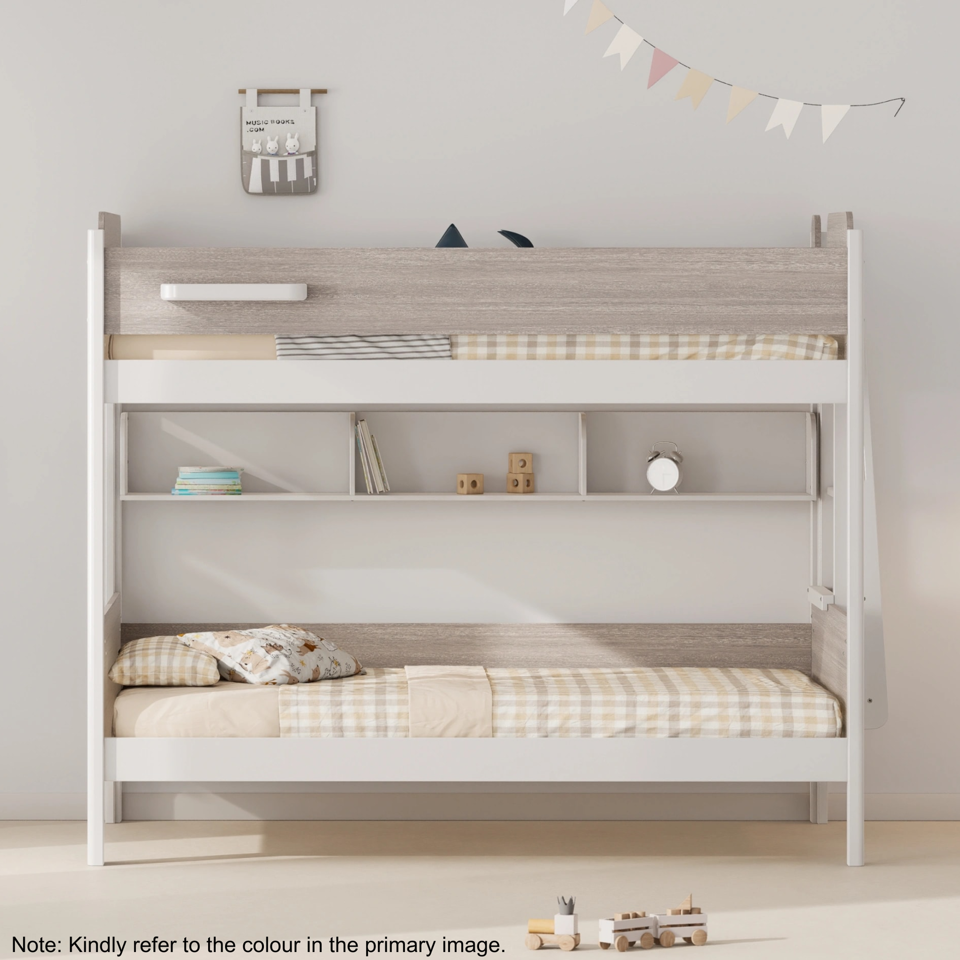 Boori Natty Kids Bookshelf for King Single Bunk/Loft Beech – Urban Sales